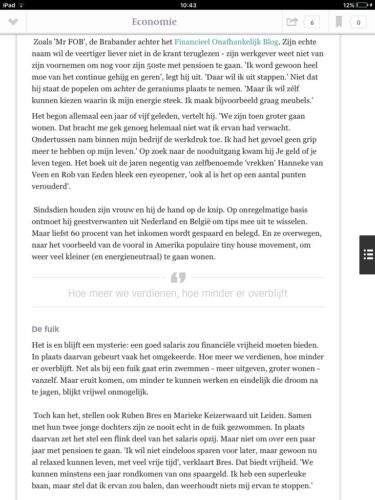 Volkskrant Zo Word Je Financieel Vrij Er Mr Fob