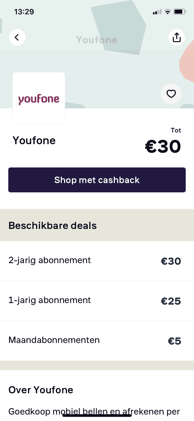 Youfone stapelkorting - Mr FOB